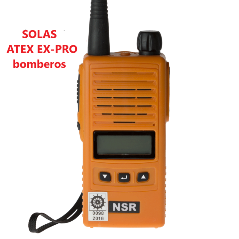 VHF SOLAS-NSR ATEX EX-PRO ZXF N2000 -5w -7.2v (con dos baterías litio) | Naval Chicolino