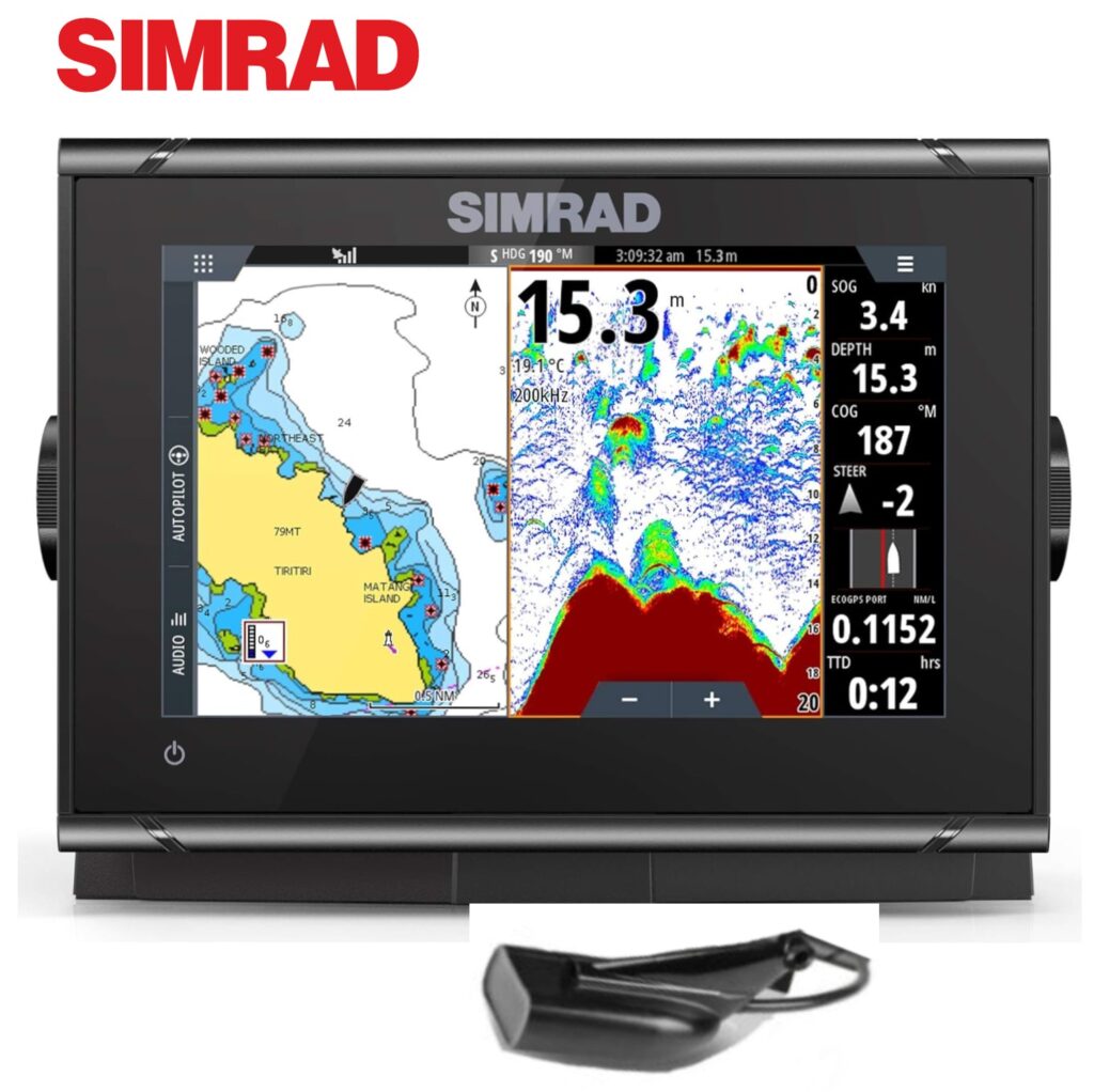 Plotter Sonda .7″. SIMRAD GO7 XSR -con transductor HDI 83/200 CHIRP/DownScan | Naval Chicolino